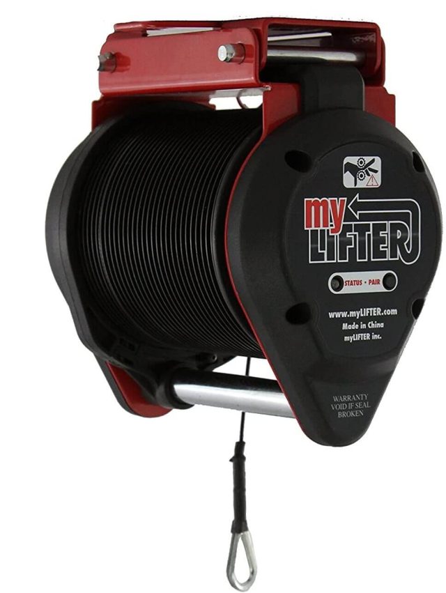 The World's First Smart Hoist Makes Overhead Garage Storage Super-Simple