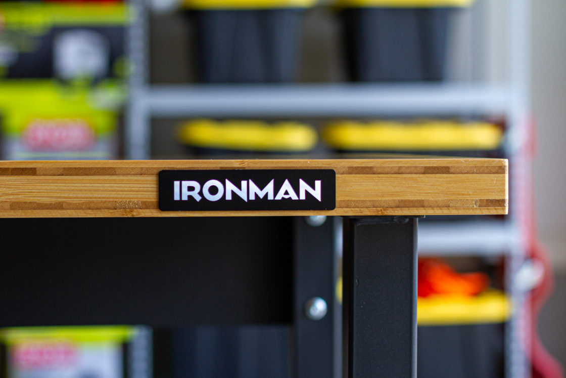 Hands-On: Ironman 48" Bamboo Workbench with Adjustable Height - GarageSpot