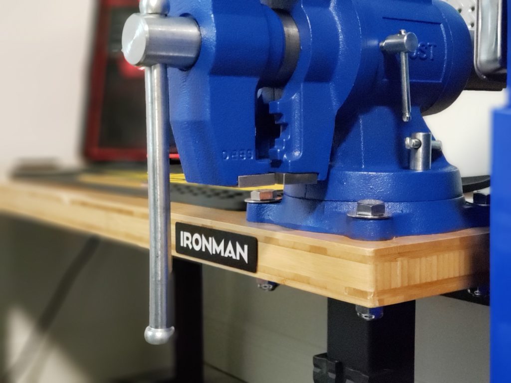 Hands-On: Ironman 48" Bamboo Workbench with Adjustable Height - GarageSpot